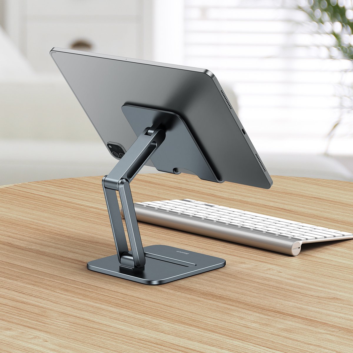 Baseus Desktop Biaxial Foldable Metal Stand (for Tablets) Grey - Baseus ...