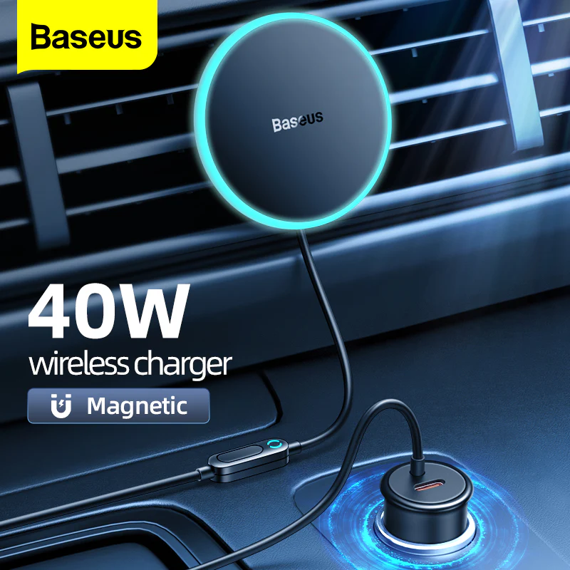 Baseus CW01 Magnetic Wireless Charging Car Mount - Baseus Official Store