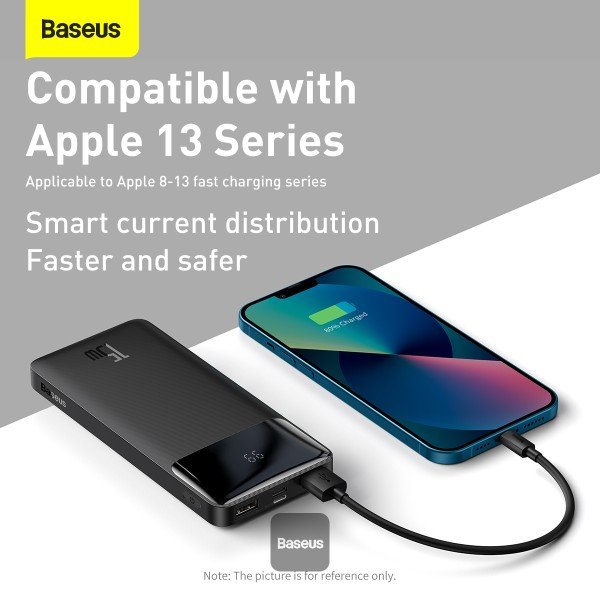 Baseus Bipow 10000mAh Digital Display Power bank 15W Black - Baseus ...