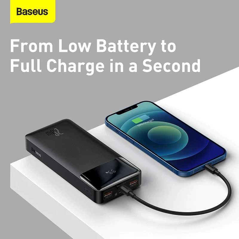 Baseus Bipow 20W 30000mAh Quick Charging Power Bank - Baseus Official Store