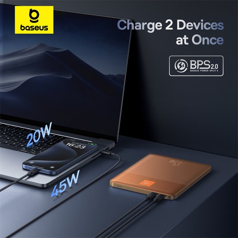 Baseus Blade2 Fast-Charging Power Bank with Digital Display Intelligent ...