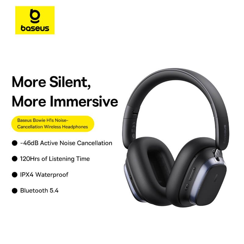 Baseus Bowie H1s Noise Cancellation Wireless Headphones - Baseus ...