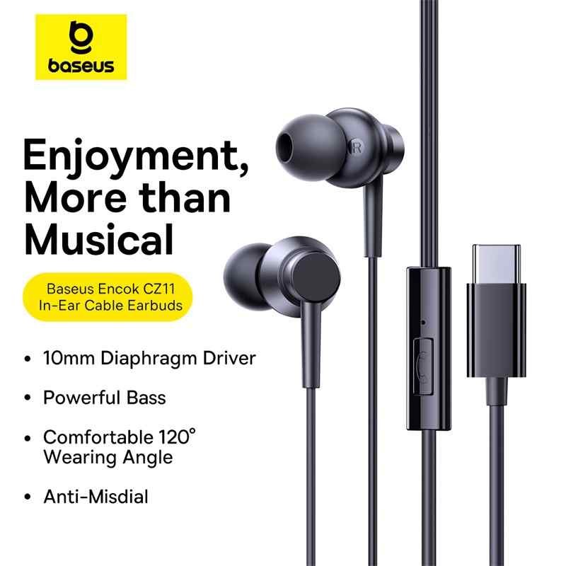 Baseus Encok CZ11 Wired Earphones - Baseus Official Store